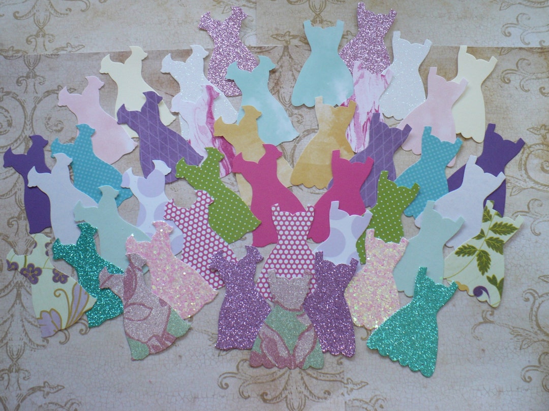 Stampin up Dress up Paper Piecing Shapes From Stampin up Die Prints ...