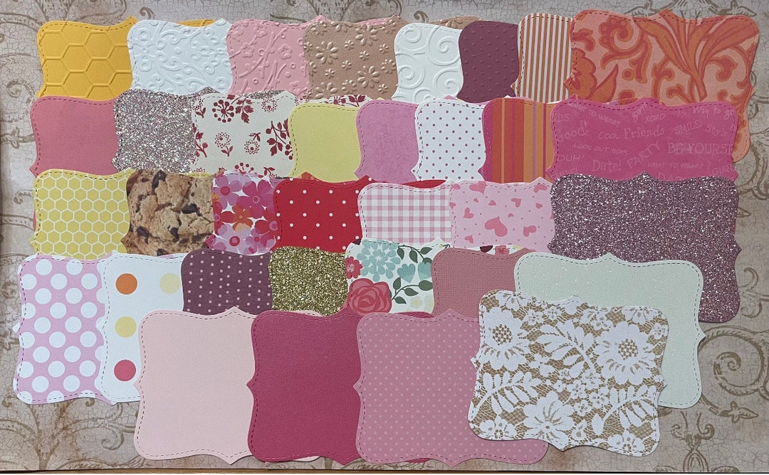 Note Shapes Craft Cardstock Paper Die Cut Shapes From Assorted Colors ...