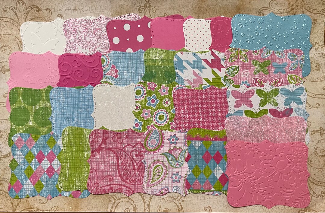 Note Shapes From Cardstock Paper Die Cut Pieces Cardstock for DIY Card ...