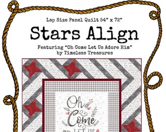 Stars Align Quilt Pattern | Etsy