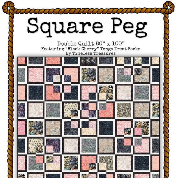 Square Peg Quilt Pattern - Etsy