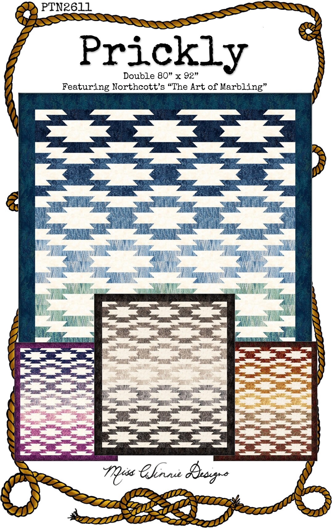 Prickly Quilt Pattern Download Double - Etsy