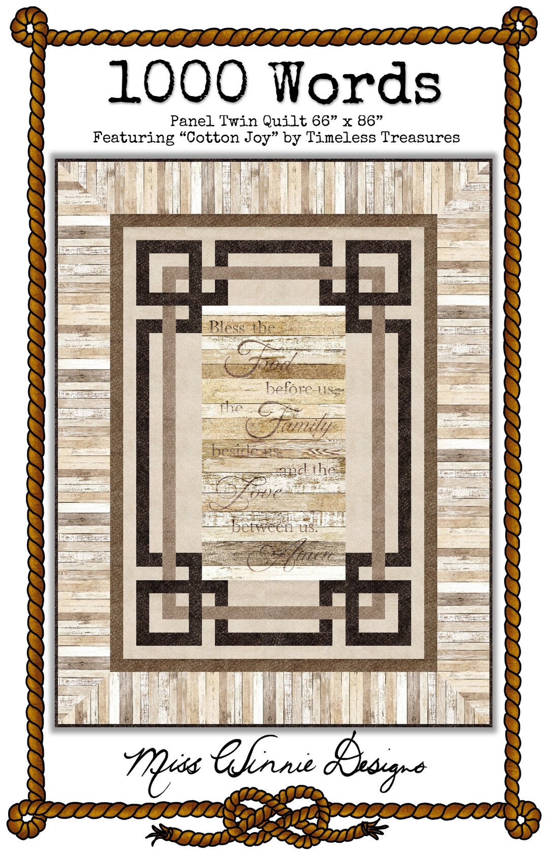 1000 Words -- Digital Download -- Twin Quilt Pattern - Etsy