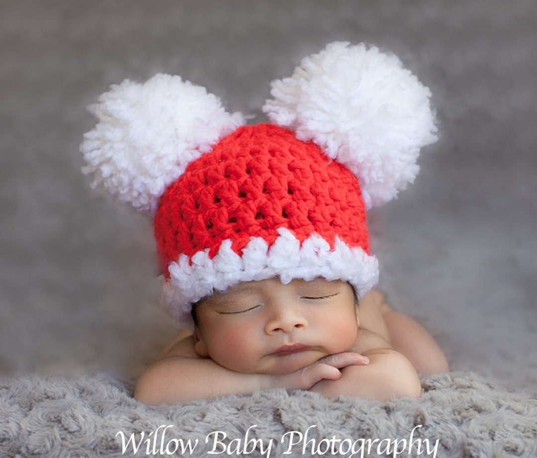 READY Baby Christmas Hat - Baby Hat - Baby Girl Hat - Celebrate the ...