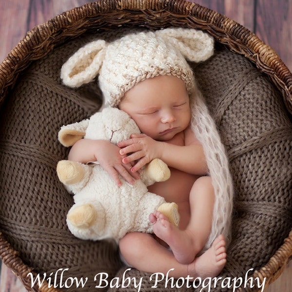 Crochet Lamb Hat - Etsy