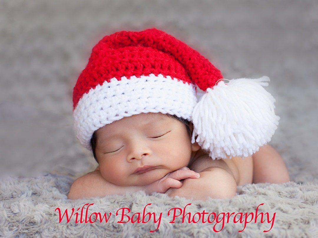 READY Christmas Baby Hat Baby Boy Hat Baby Girl Hat Santa Stocking Hat ...