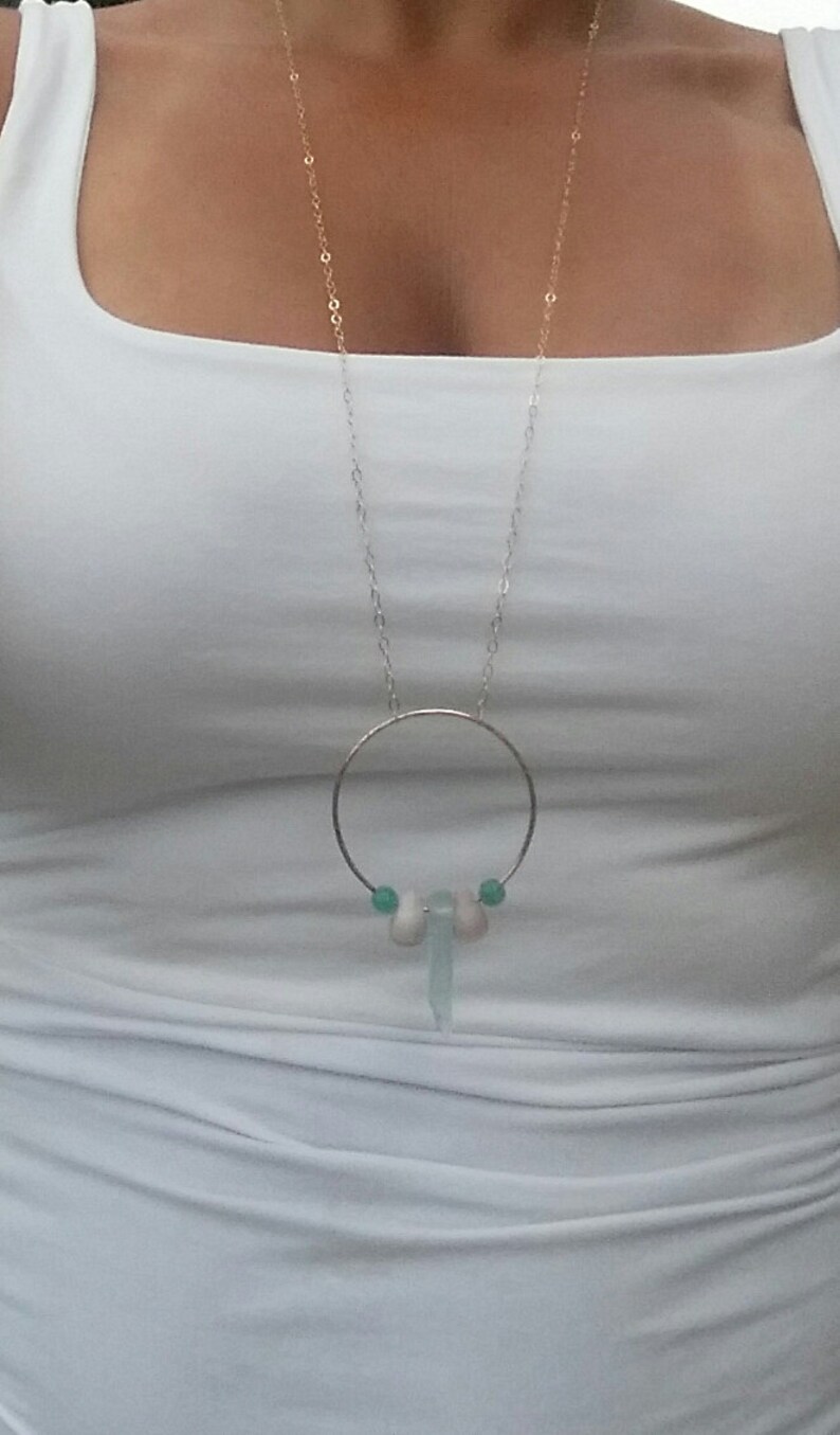 Long Shell Necklace - Etsy