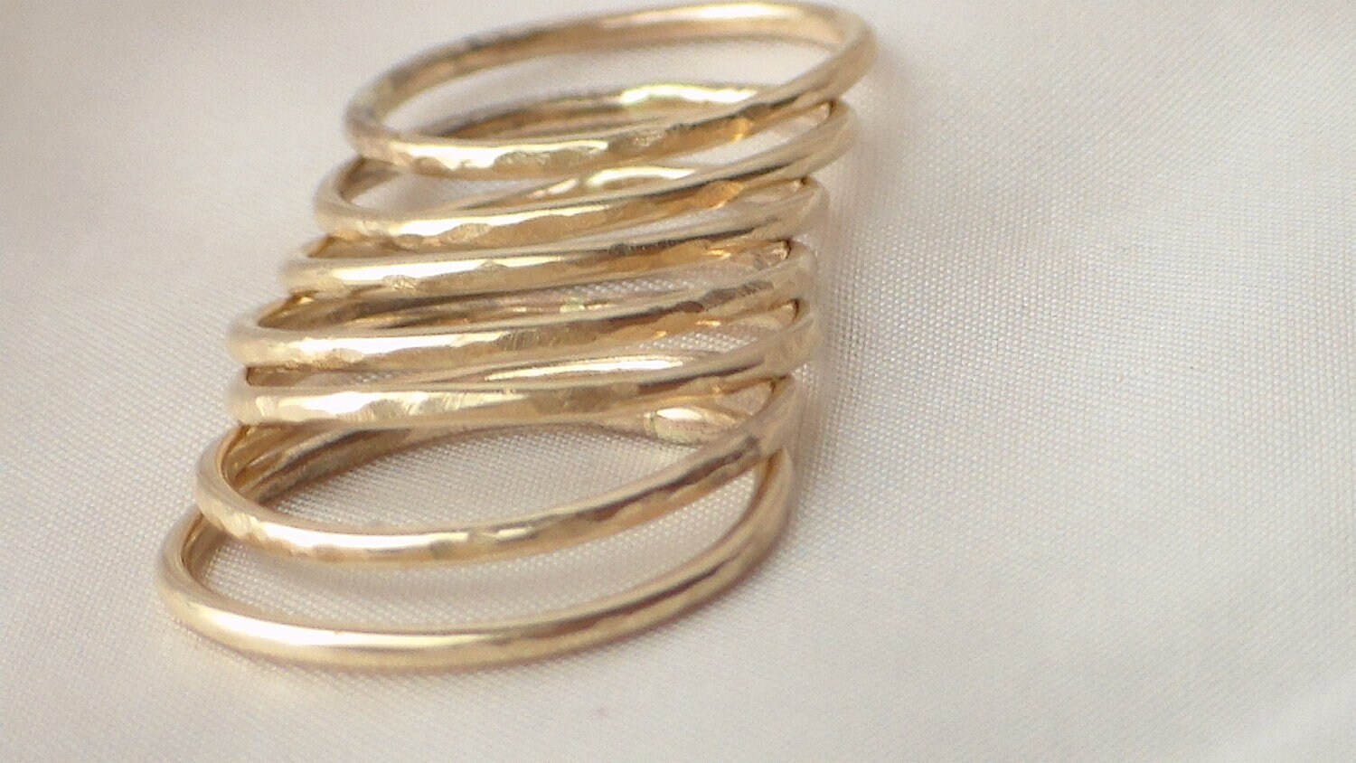 14K Gold Filled Stacking Rings - Etsy