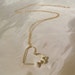 Hammered Heart Puka Shell Necklace. - Etsy
