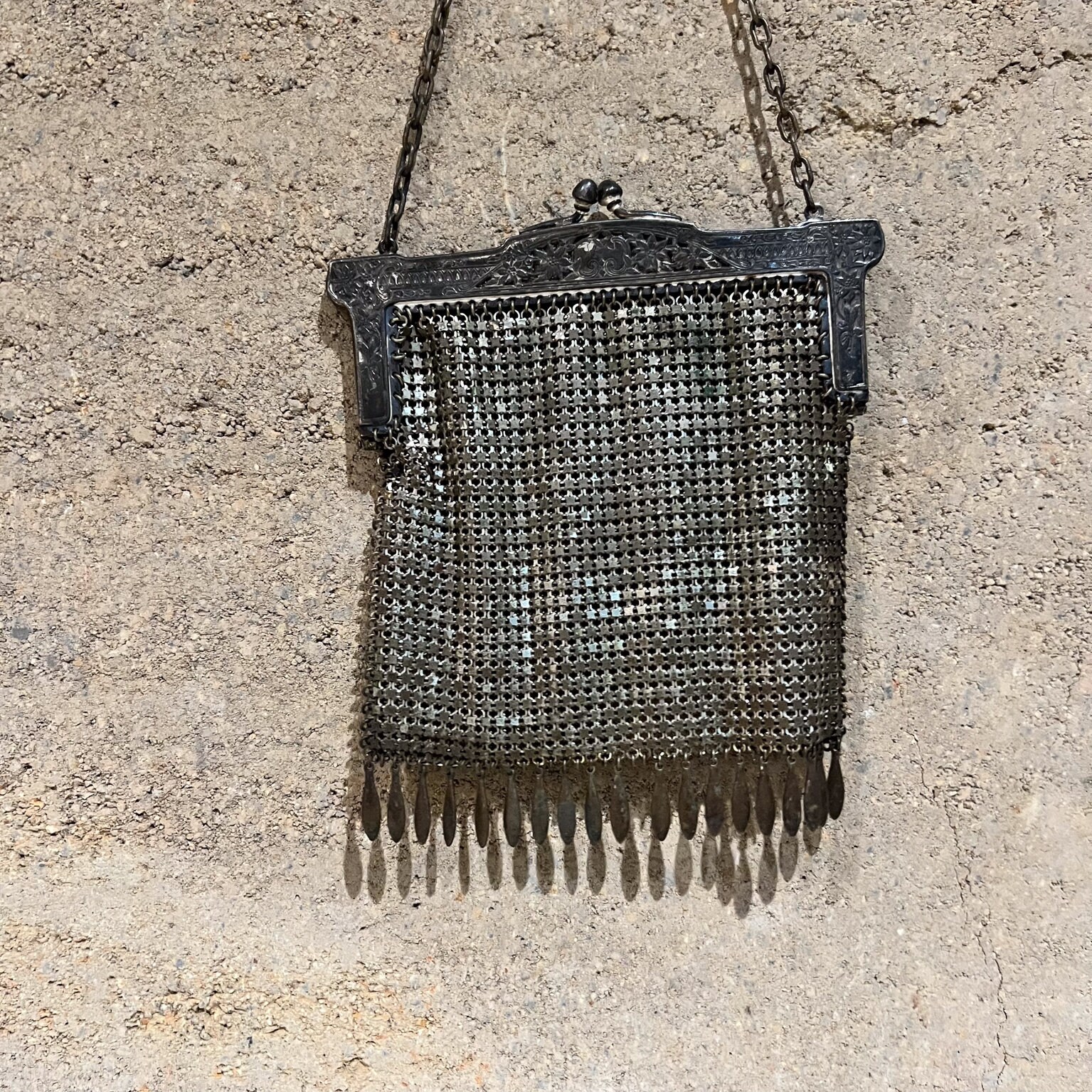 1900s Antique Mesh Purse Evening Bag Victorian - Etsy
