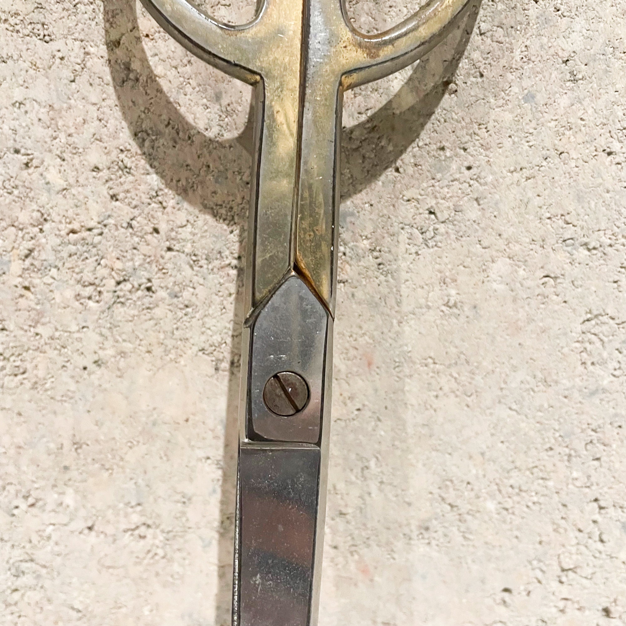 Midcentury Modern Sharp Stainless & Brass SCISSORS Made in - Etsy