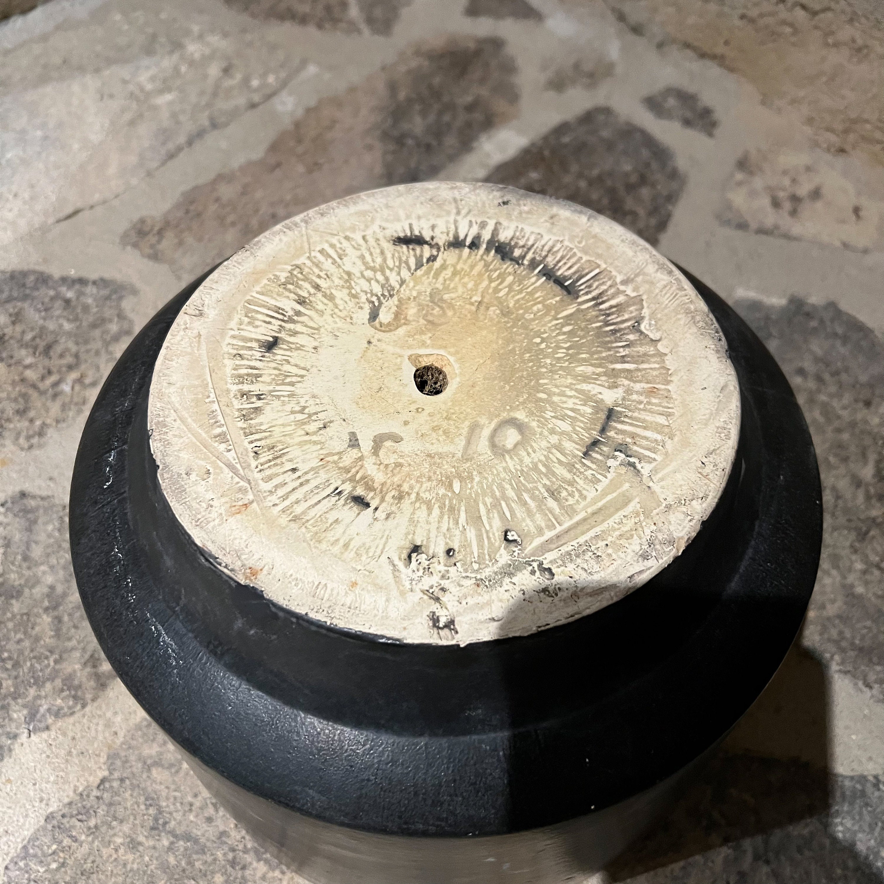 1960s Gainey Pottery Modern Matte Black Midcentury Architectural ...