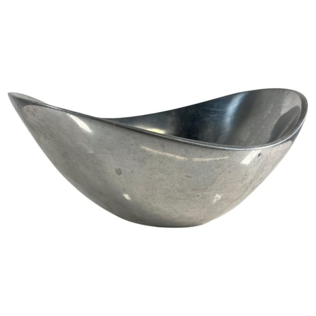 Sculptural Aluminum Nambe Bowl Vintage - Etsy
