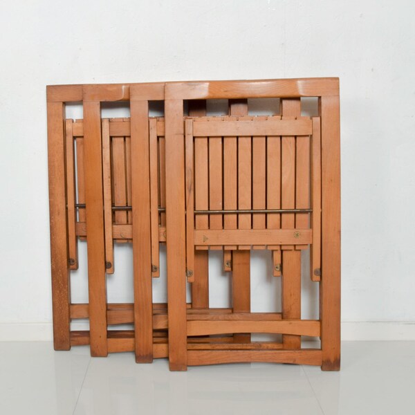 Slat Wood Table - Etsy