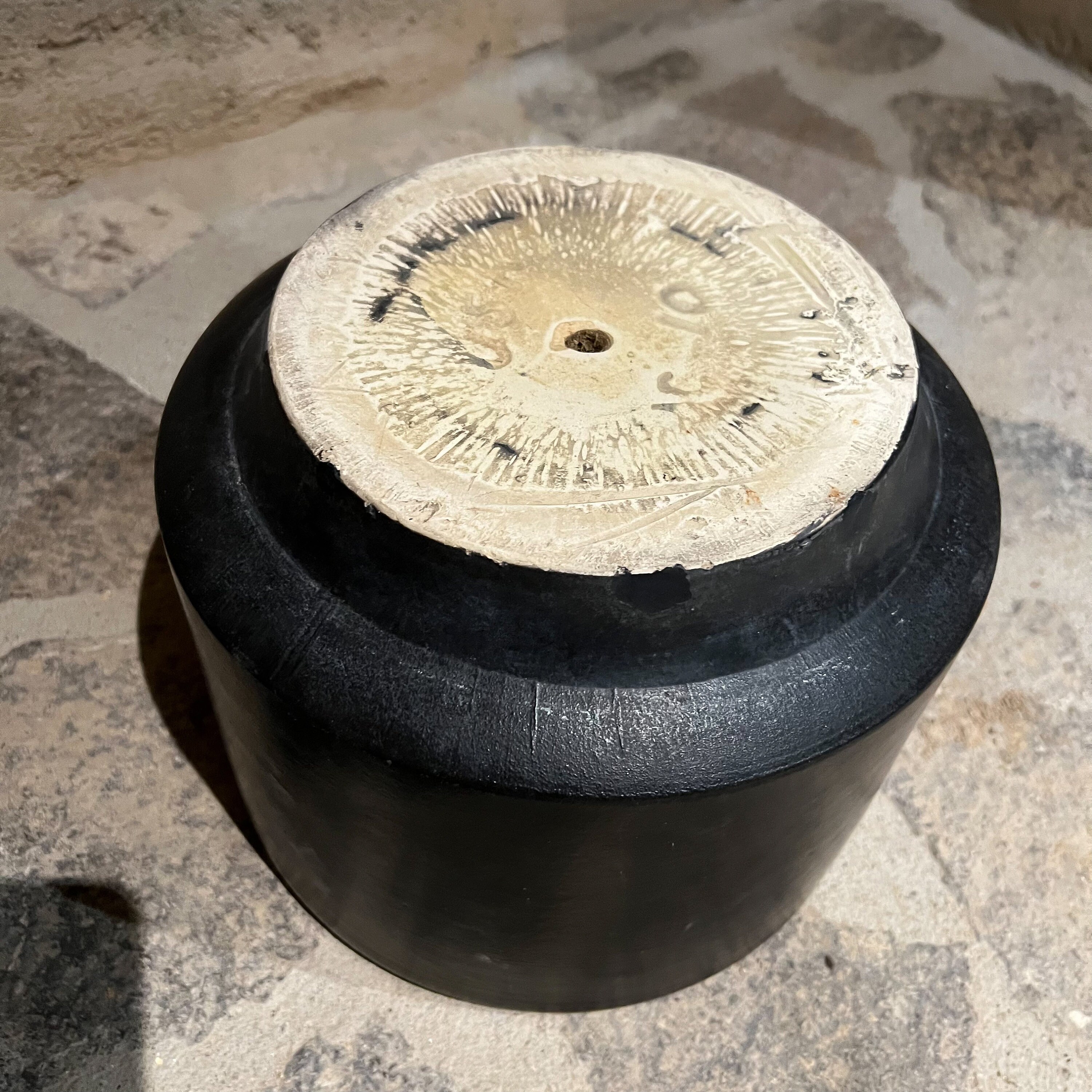1960s Gainey Pottery Modern Matte Black Midcentury Architectural ...