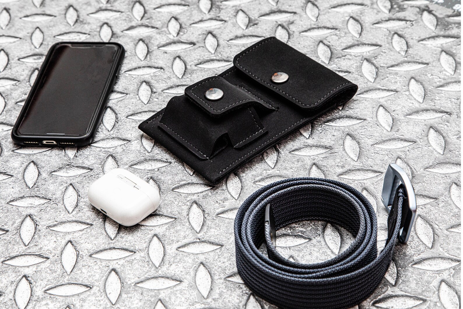 Handmade Iphone & Airpods Belt Case Phone Holster Earbuds - Etsy