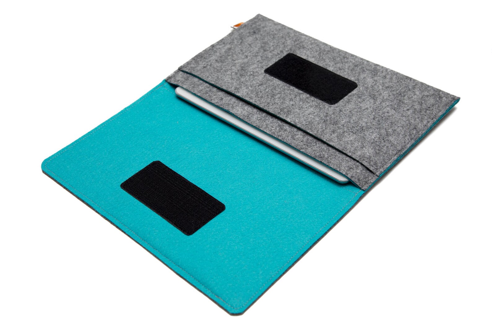 Grey & Turquoise Felt Case for Ipad Pro 11-inch/12.9-inch - Etsy