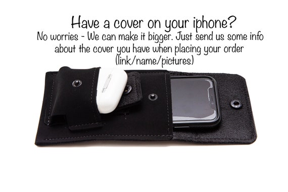 Handmade Iphone & Airpods Belt Case Phone Holster Earbuds - Etsy