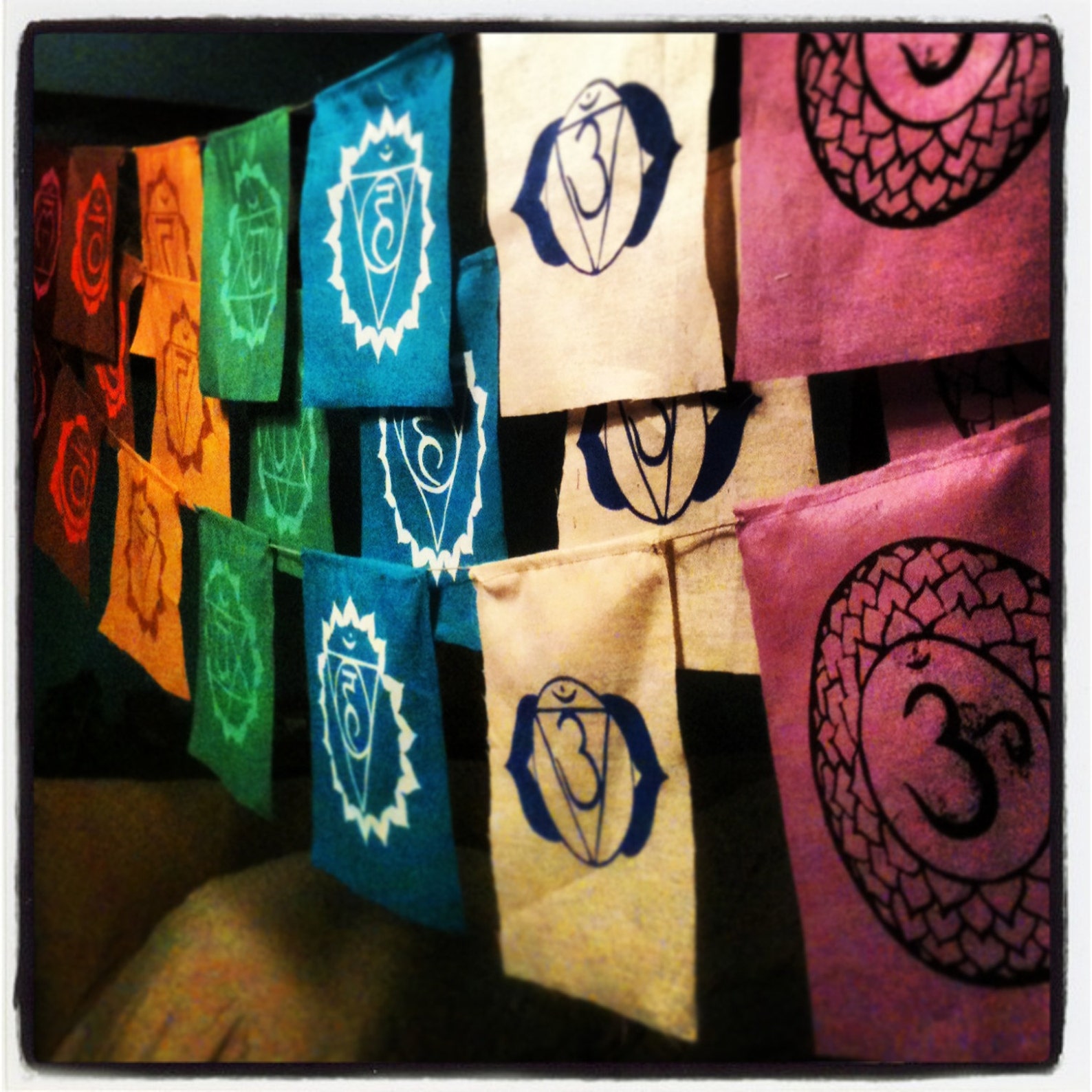 Chakra Prayer Flags - Etsy