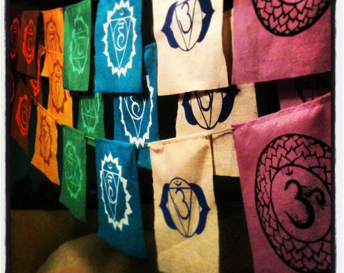Chakra Prayer Flags - Etsy