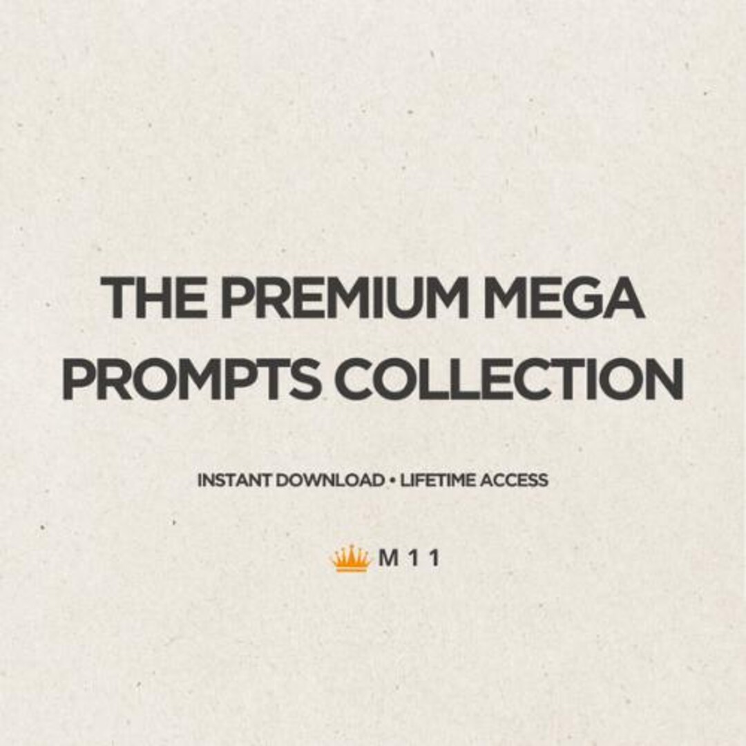 The Premium Mega Prompt Collection - Etsy