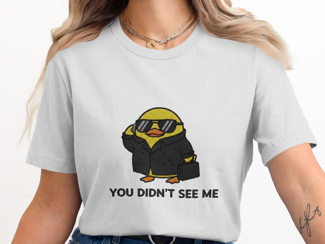 Secret Agent Duck T-shirt, Funny Meme Shirt, Novelty Animal Tee - Etsy
