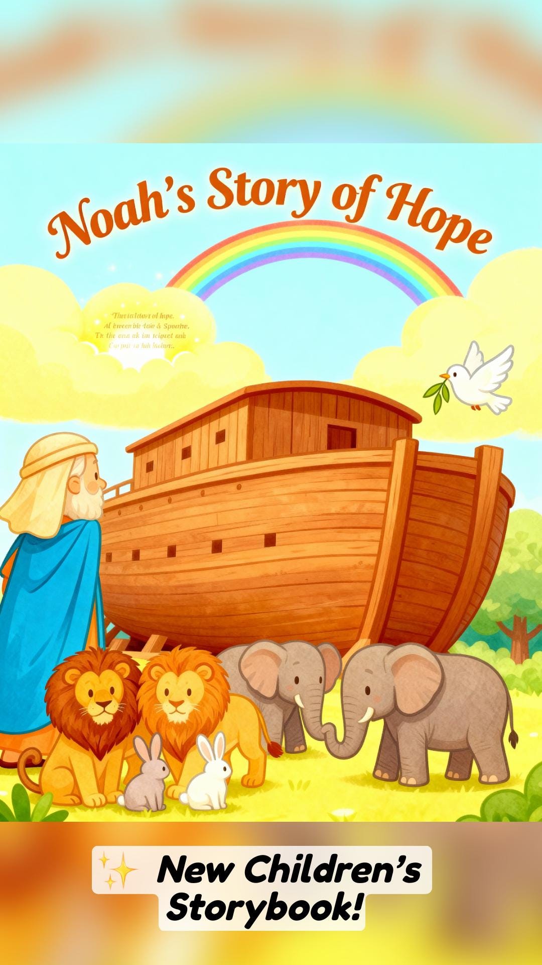 Noah’s Story of Hope Printable Book for Kids - Etsy
