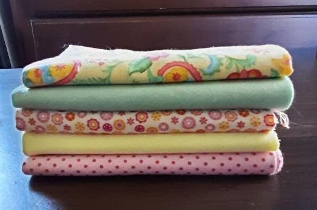 5 Fat Quarters of Soft Delight - Etsy