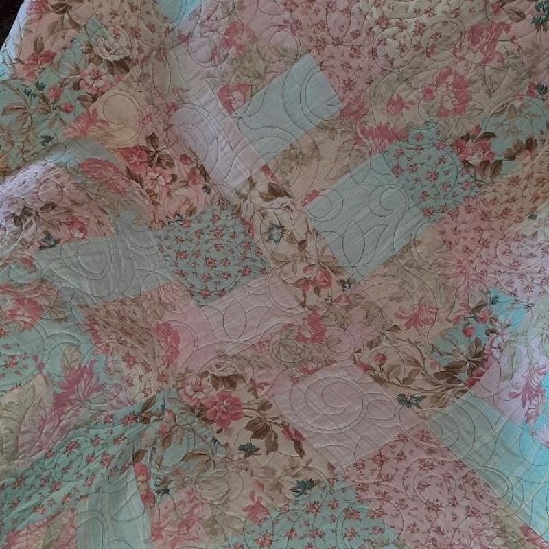 Aqua Quilt - Etsy