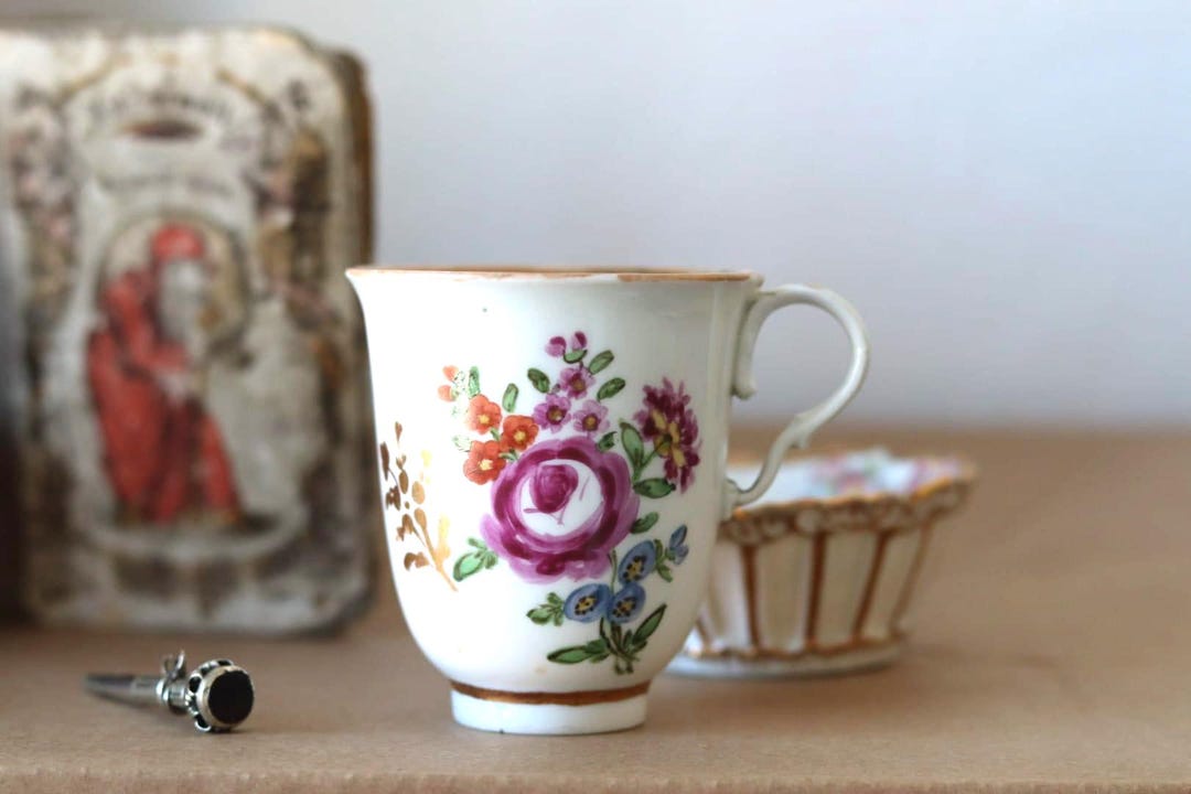 Rococo Trembleuse Chocolate Cup, Vienna Porcelain Manufactory, Circa ...