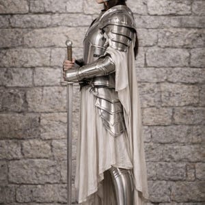 Medieval Female Knight Armor Costume | Full Plate Armor Outfit | Joan ...