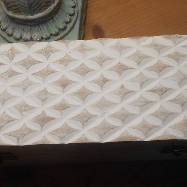 White Distressed Box - Etsy