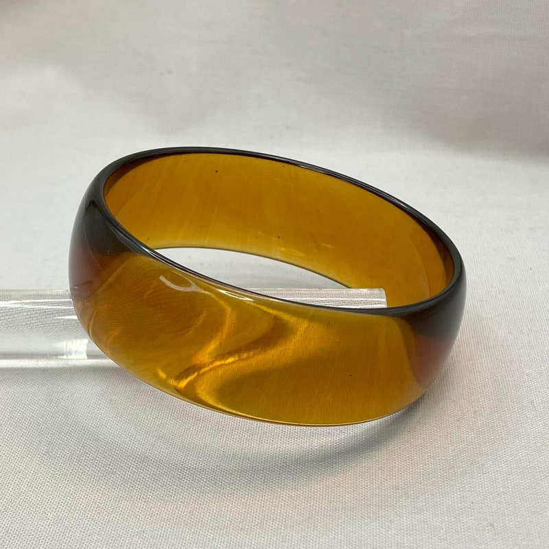 Amber Bangle - Etsy