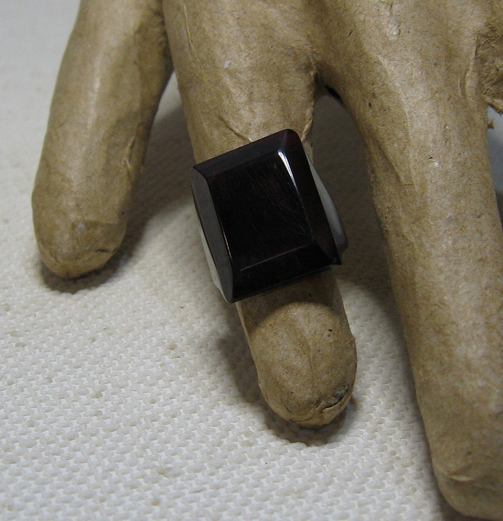 Mens Bakelite Ring - Etsy