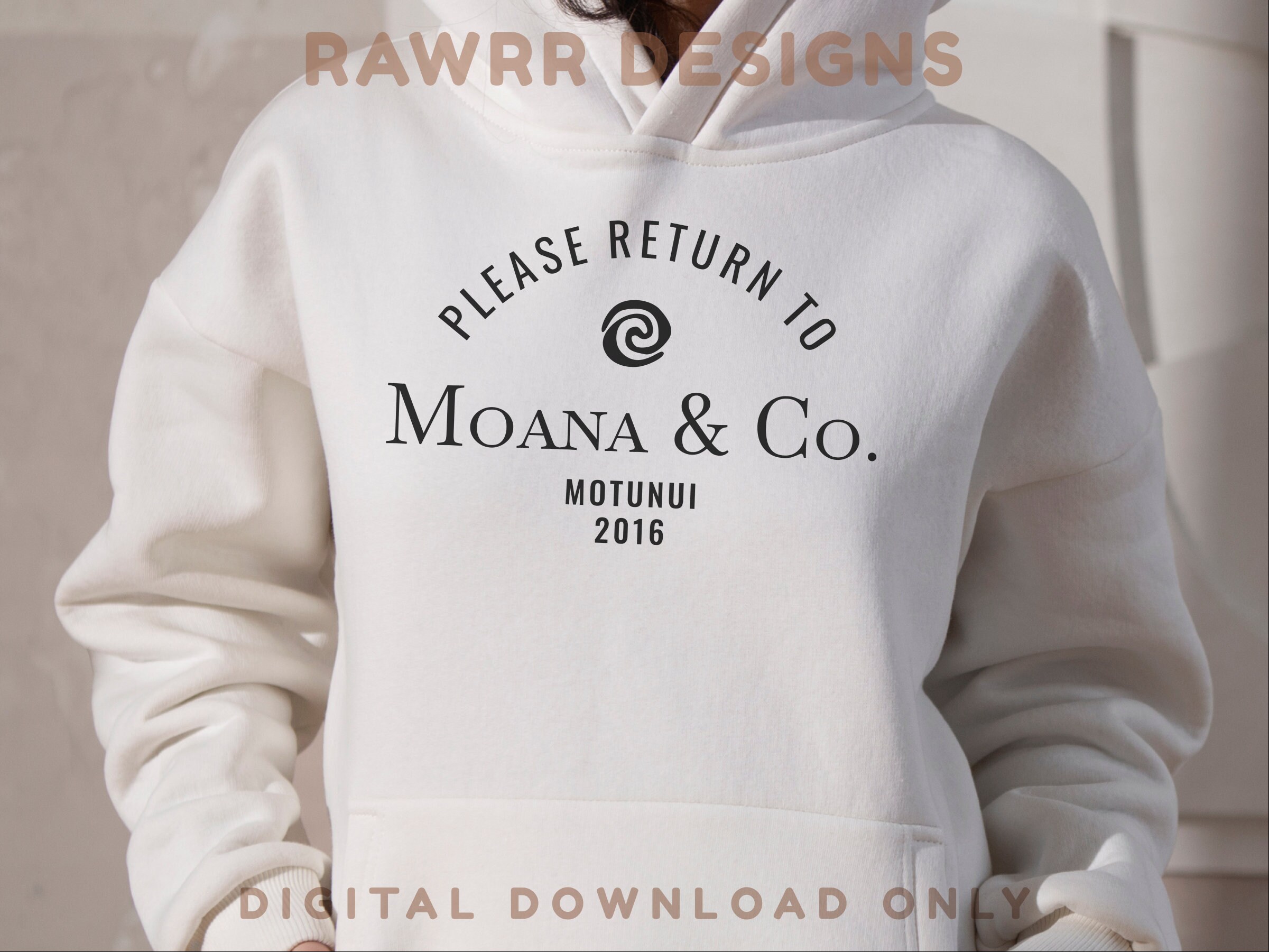 Moana Co | Vaiana Motunui | Please Return to Tiffany's | Custom Shirt ...