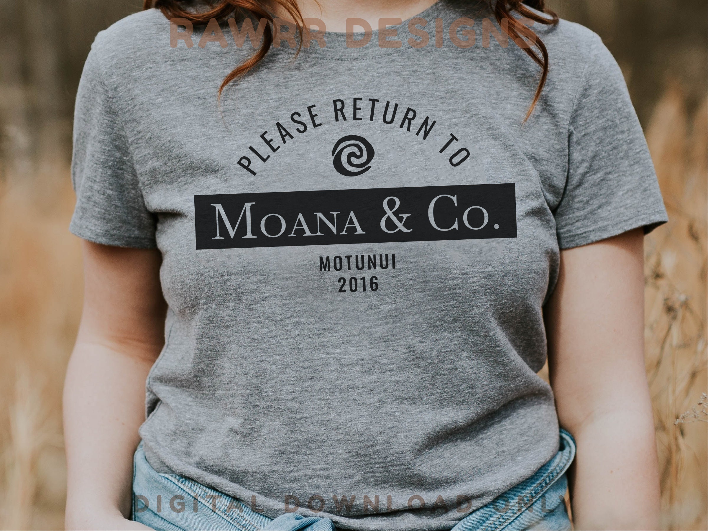 Moana Co | Vaiana Motunui | Please Return to Tiffany's | Custom Shirt ...