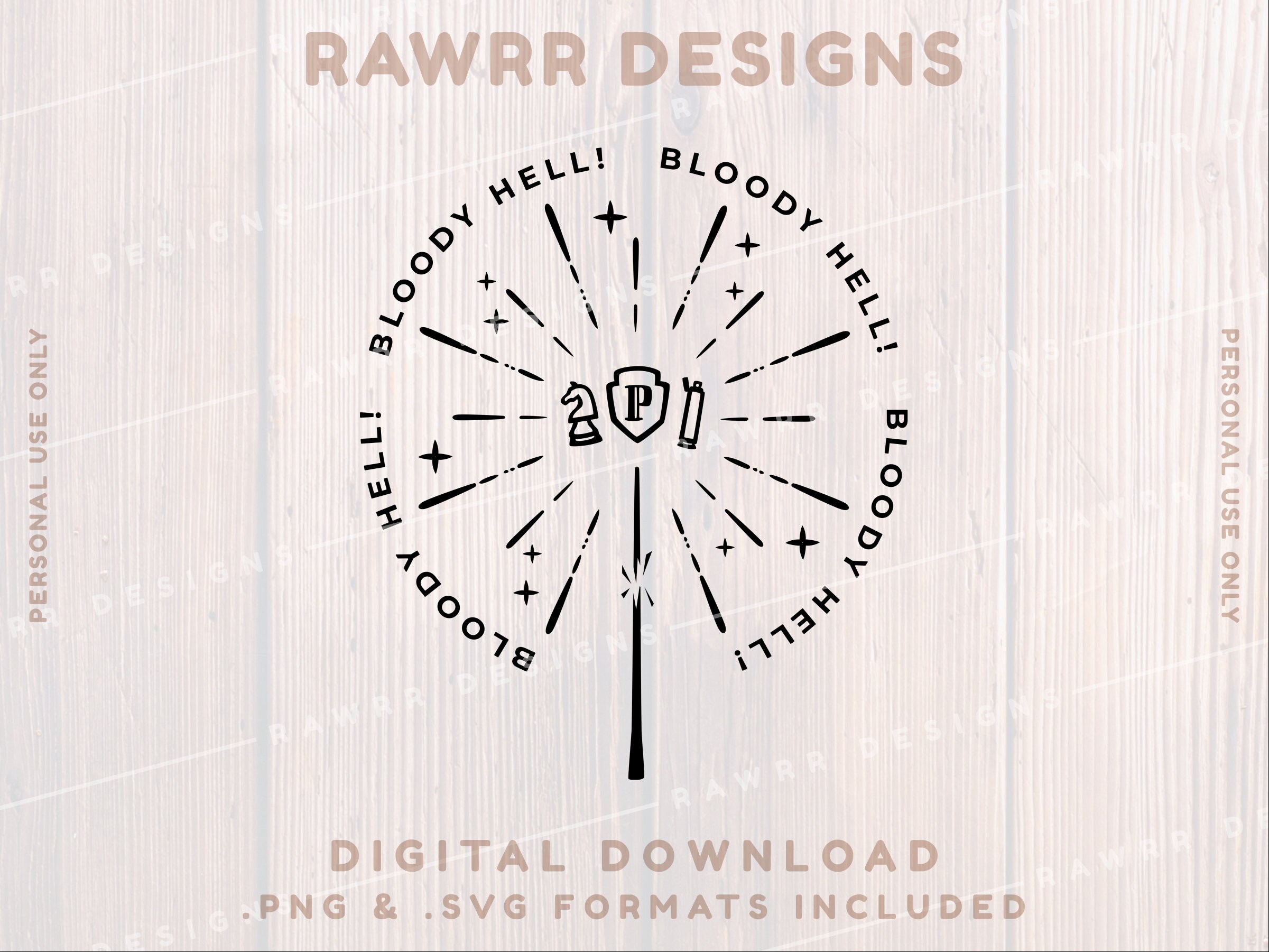 HP Ron Weasley Wand Wizarding World Digital Download SVG PNG Cricut ...