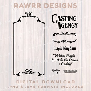 Casting Agency Door | SVG PNG | Cricut Silhouette Cut File - Etsy