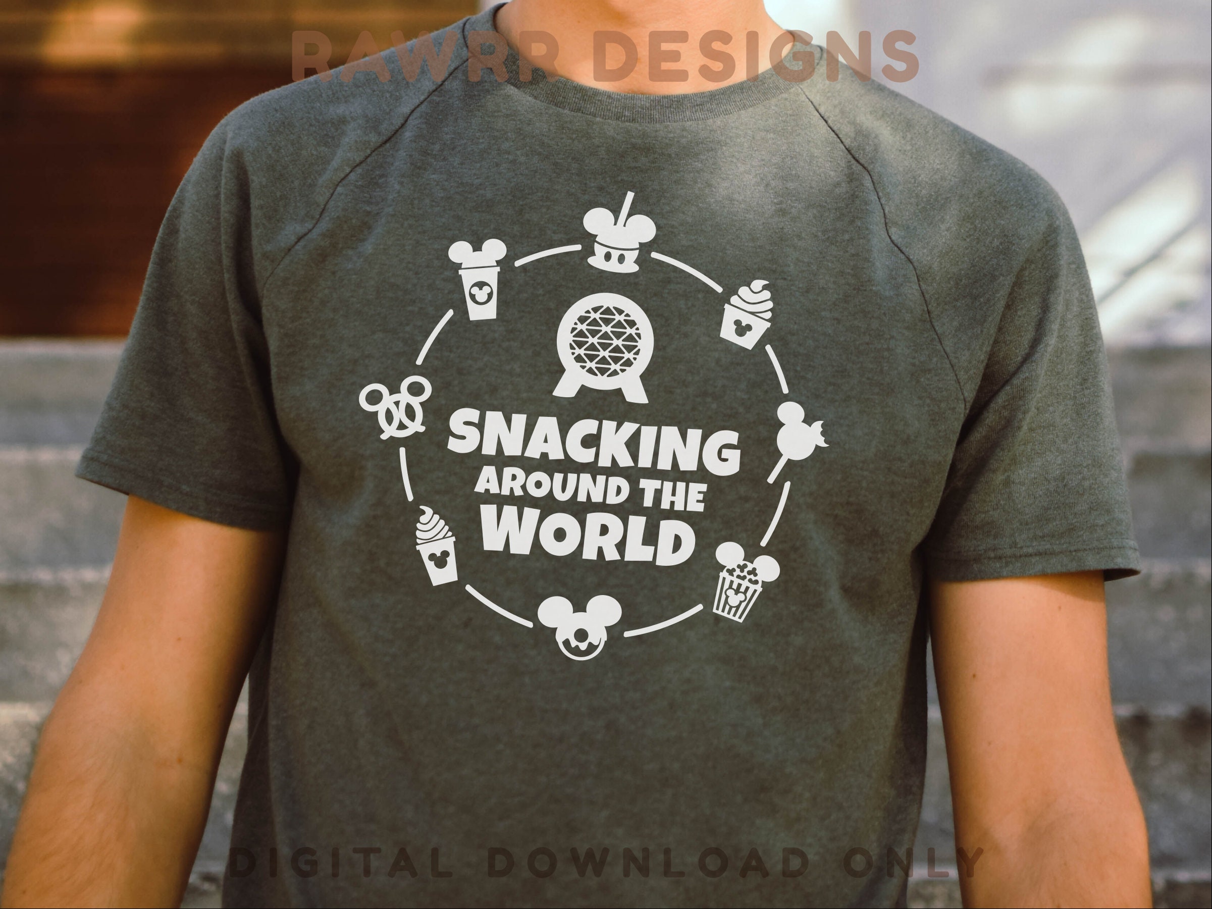 Snacking Around the World Epcot Digital Download SVG PNG Cricut ...