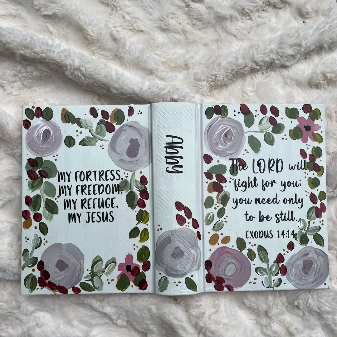 Hand Painted CSB Bible - Etsy