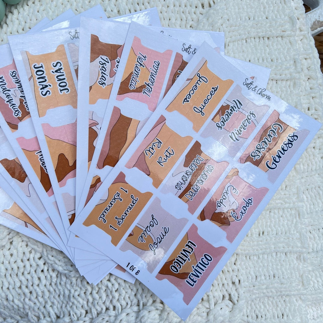 Behold the Lamb SPANISH Books of the Bible Tabs Pretty Gifts for ...