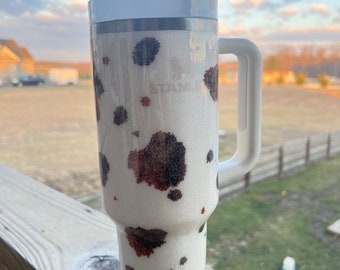 Custom Cow Print Stanley Tumbler - Etsy