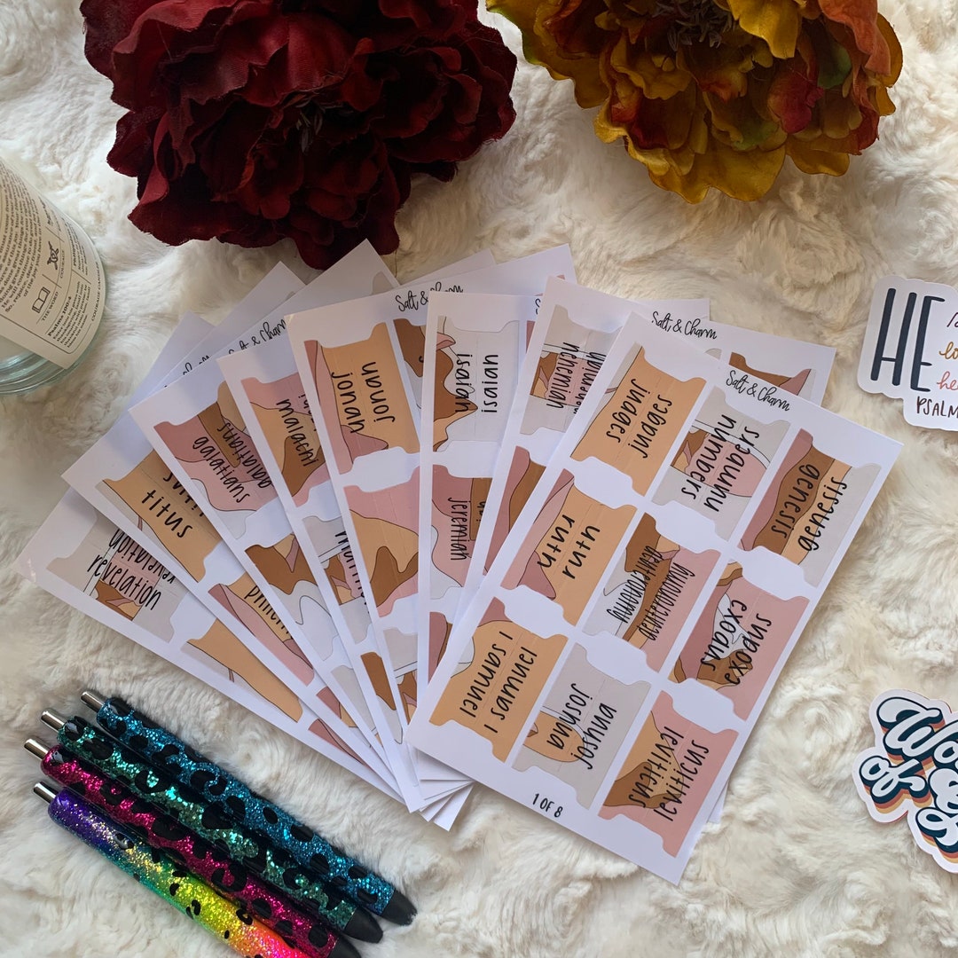 Firm Foundation Books of the Bible Tabs With Pretty Gifts for Christian ...