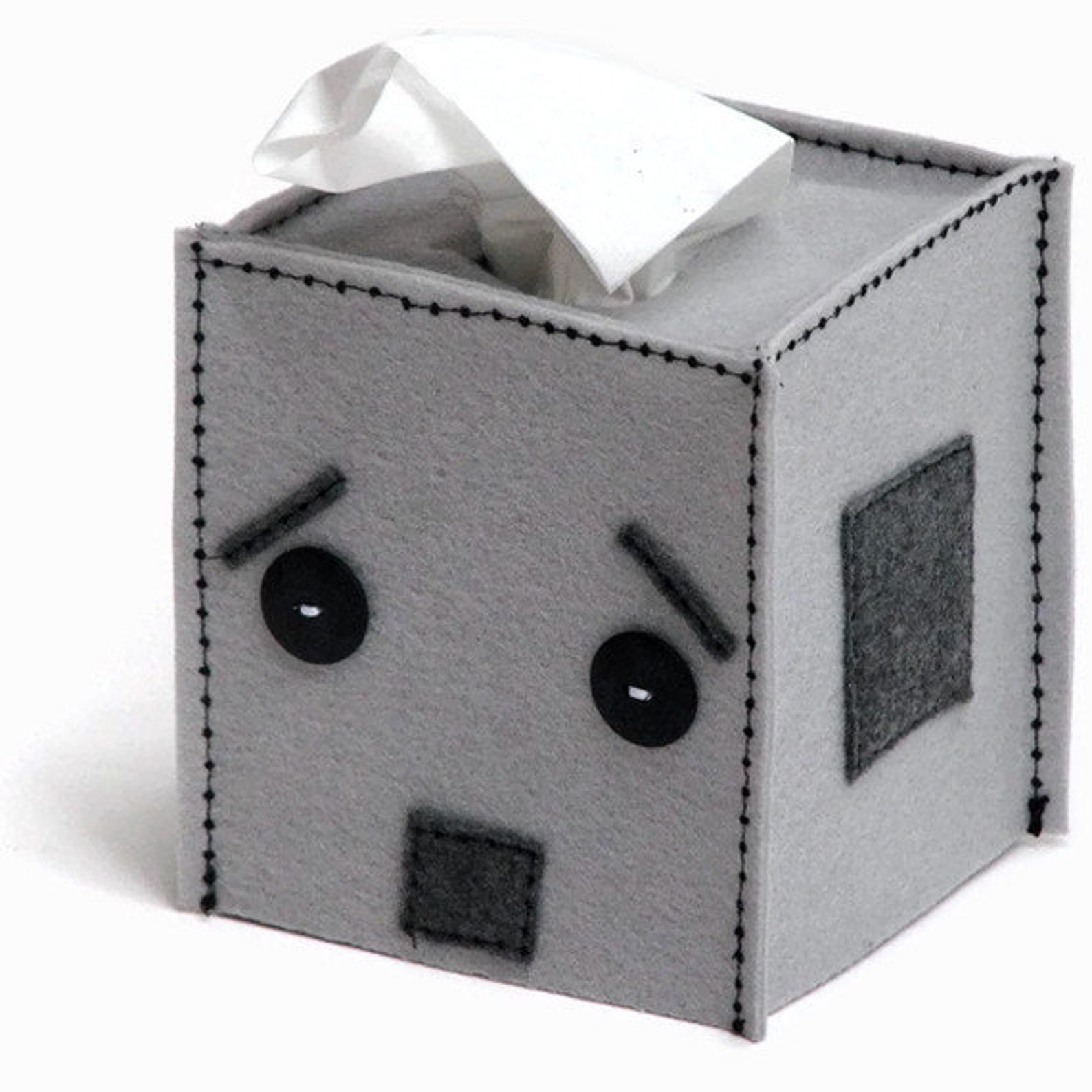 Robot Tissue Box Cover - Etsy