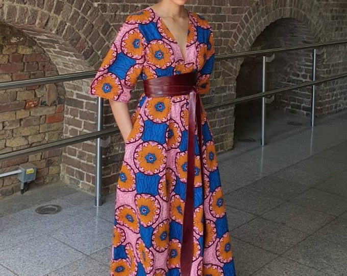 Ankara African Print Maxi Dress Long African Dress African Clothing