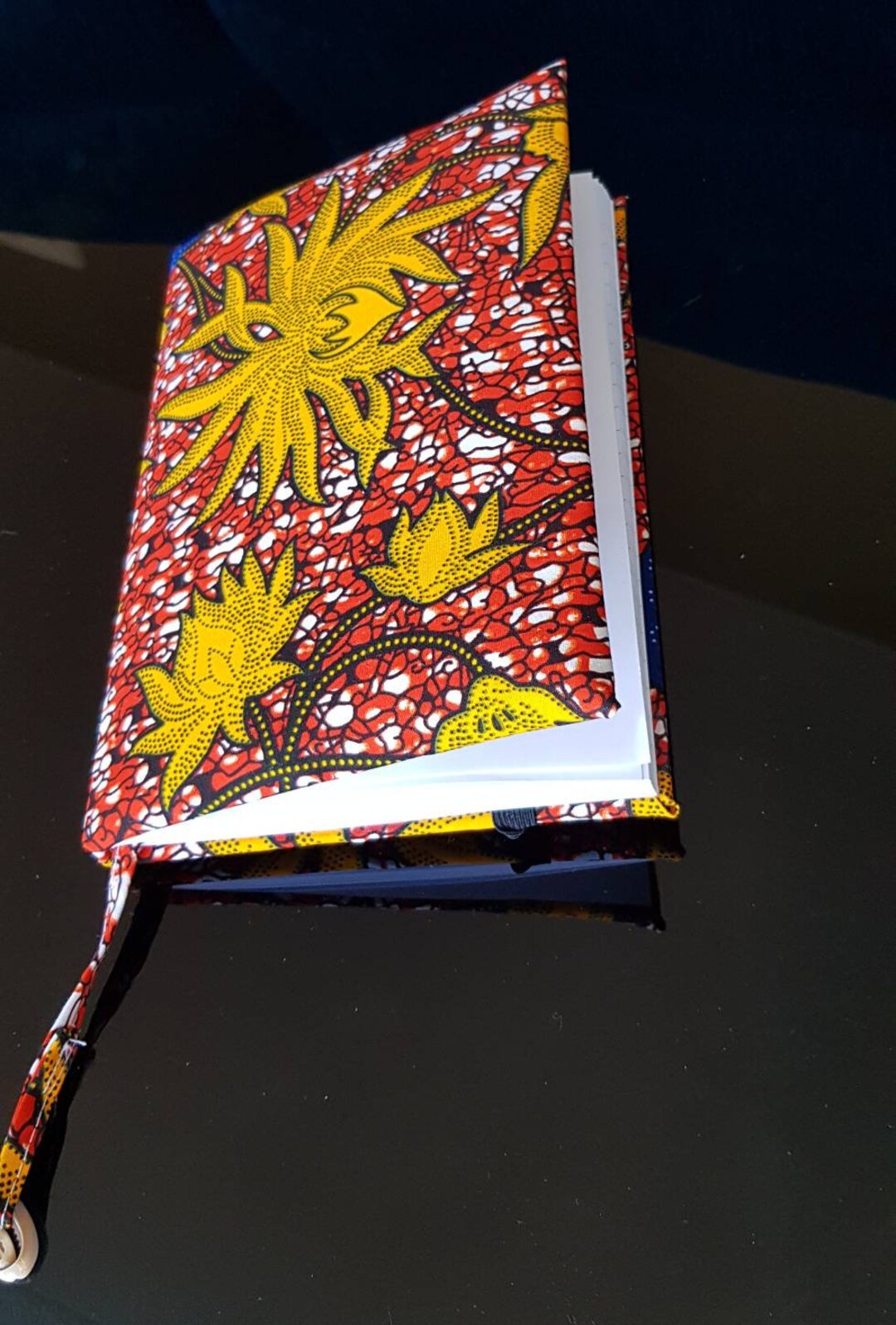 A5 Padded Fabric Cover African Print Notebook/ Journal Notebook Gift ...
