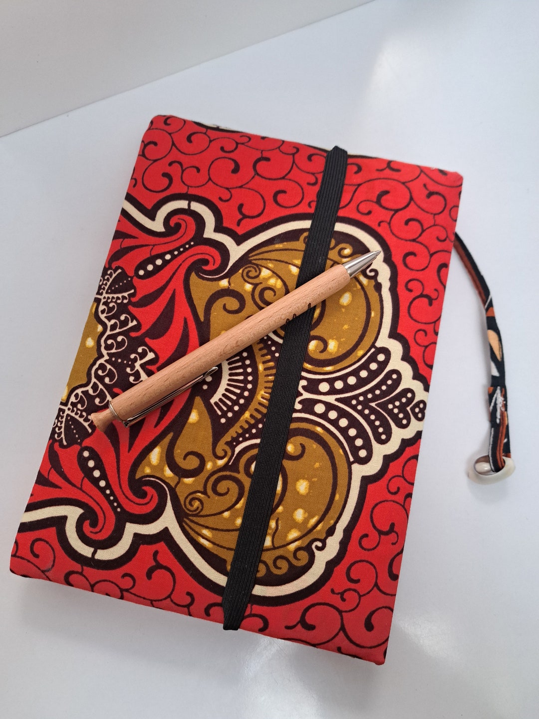 A5 Padded Fabric Cover African Print Notebook/ Journal Notebook Gift ...