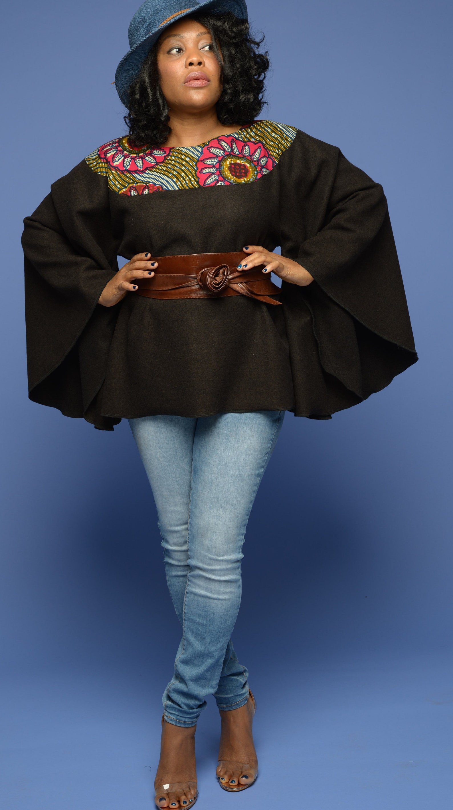 Cape Ankara African Print African Fashion Women Winter Wear - Etsy