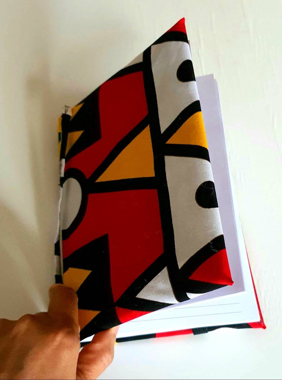 A5 African Print Fabric Notebook: Padded Journal With Gold Rings - Etsy