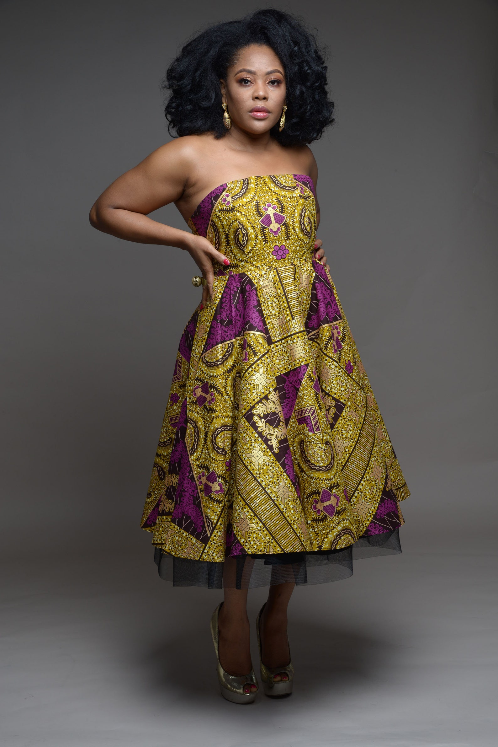 Dress African ankara print African print prom African | Etsy